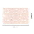 Bathroom Rugs Non Slip Washable - Daisy Cute Duck Pink Kitchen Mats for ...