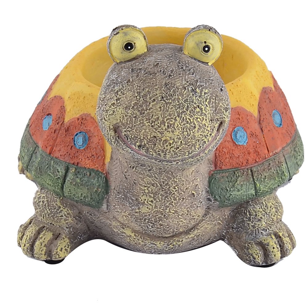Resin Turtle Shaped Plant Flower Pot Planter for Household Garden ...
