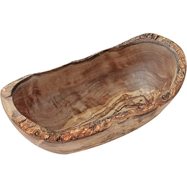 THY COLLECTIBLES Wooden Deep Bowl Handmade Storage Natural Root Wood ...