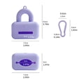 Dog Waste Poop Bag Dispenser Puppy Travel Bags Holder Convenient ...