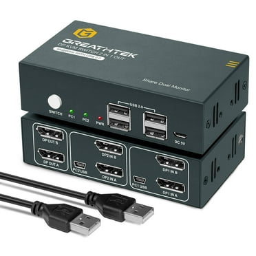 IOGEAR 4PORT USB KVM SWITCH CABLE - Walmart.com