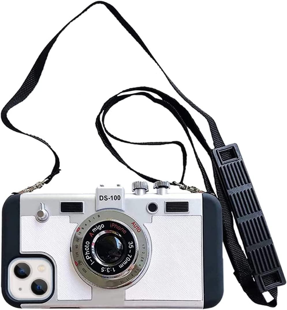 Phone Case for iPhone 14 Pro Max Cute 3D Vintage Camera Phone Case with ...