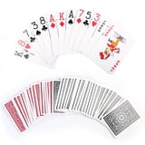 LotFancy Plastic Coated Playing Cards, Jumbo Index, 12 Decks (6 Black 6 ...