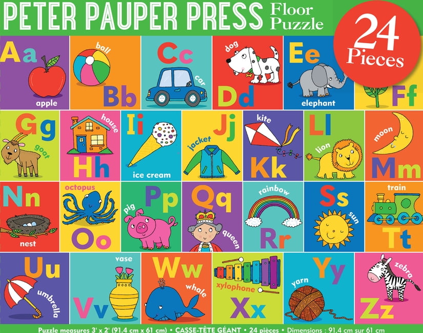 Alphabet Kids' Floor Puzzle (Other) - Walmart.com
