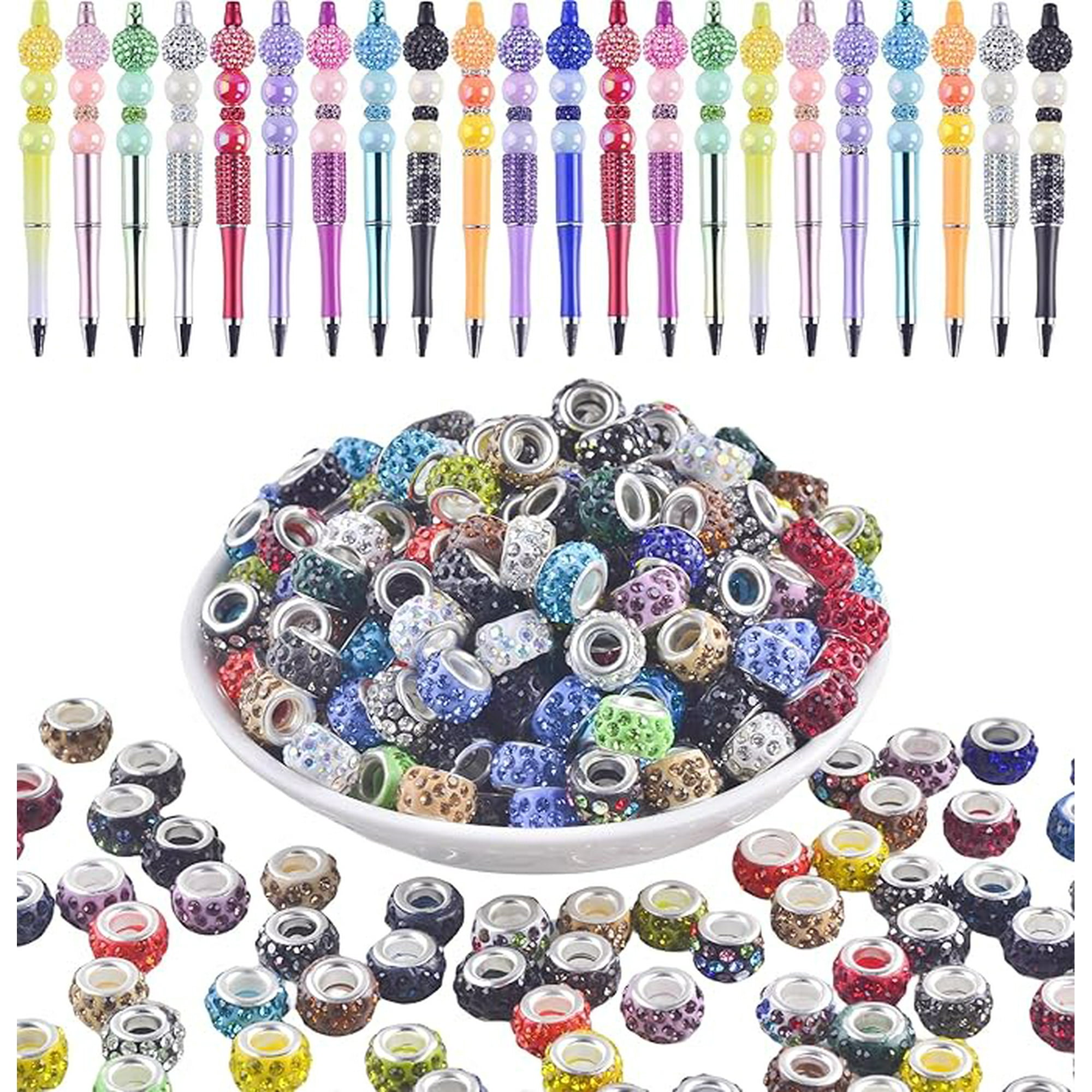 Click here for Kjml Diy Large Hole Spacer Beads For Pens Rhinesto... prices