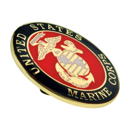 PinMart - U.S. Marine Corps Logo Military Enamel Lapel Pin - Walmart ...