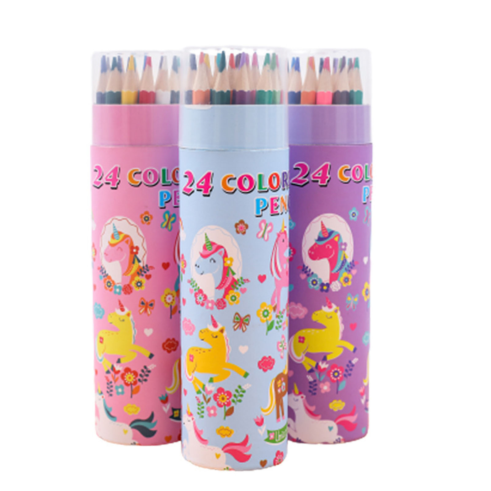 Sarkoyar 24Pcs Colored Pencil Presharpened Soft Core Student Stationery sarkoyar-24pcs-colored-pencil-presharpened-soft-core-student-stationery