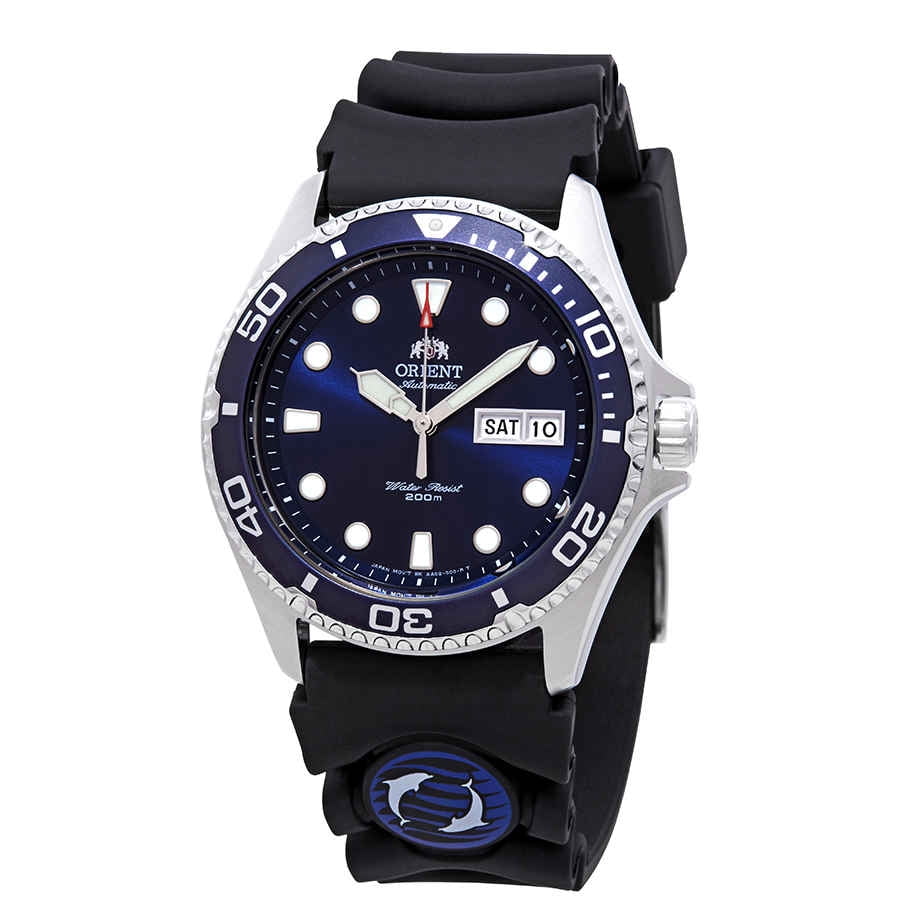 Orient Ray II Automatic Blue Dial Men's Watch FAA02008D9 - Walmart.com