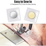 New Hidden Sew Magnetic Snap, 20 Pairs Invisible Hidden Sew in PVC ...
