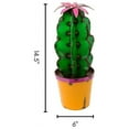 Free Shipping! Rustic Arrow Cactus in Pot with Flower Metal Art ...