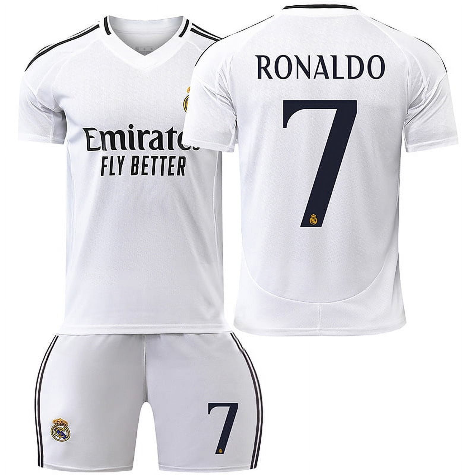 2425 Camiseta del Real Madrid, traje de uniforme de fútbol local, traje ...