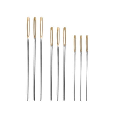 Lion Brand Large Eye Blunt End Needles, 6-Pack, Metal, Sizes 13, 14, 16 ...