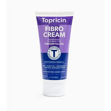 Topricin Natural Therapy Medicine Fibro Cream 6oz - Pain Relief for ...