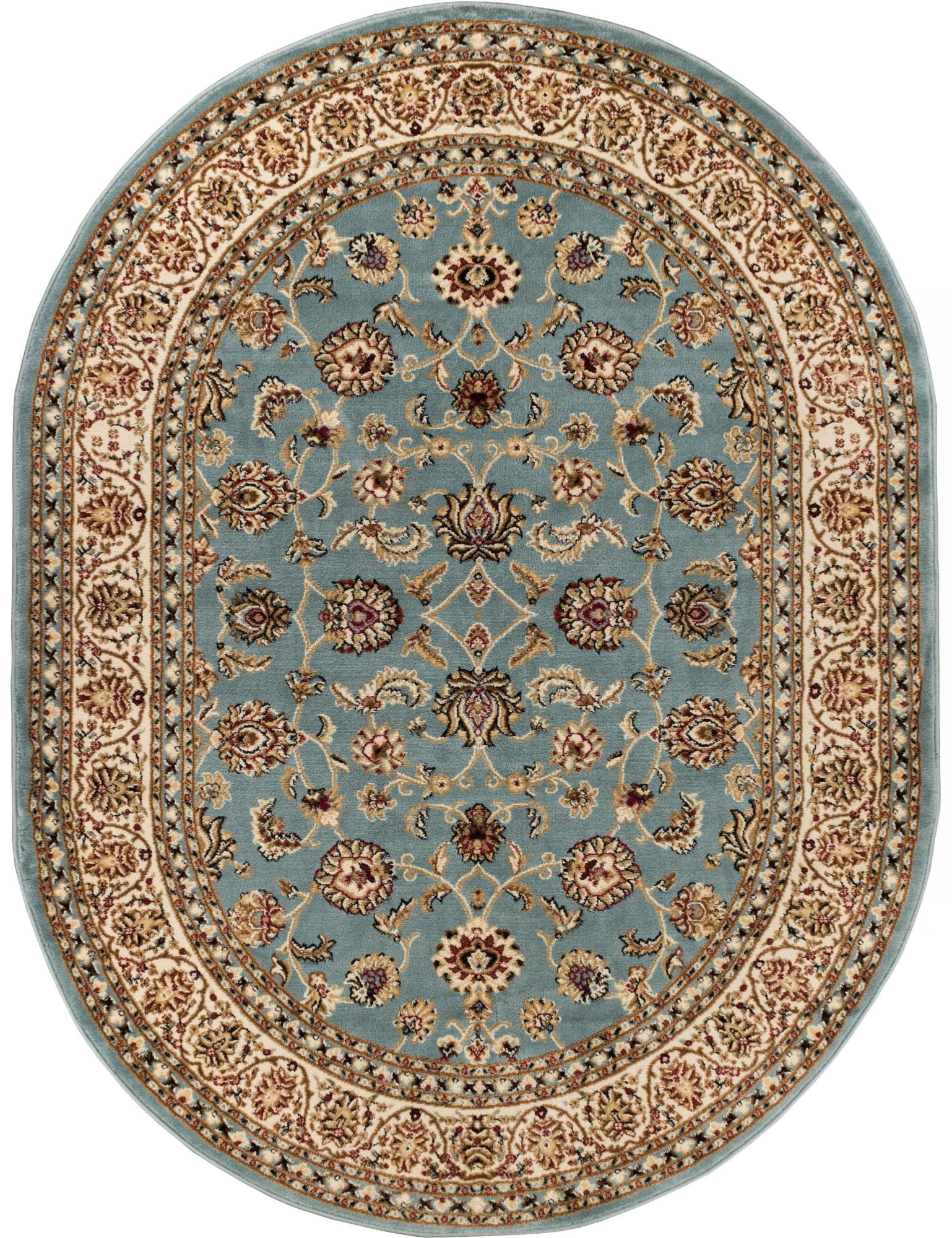 Noble Sarouk Persian Floral Oriental Formal Traditional Area Rug 5'3" x ...
