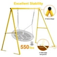 Hishine Swing Stand for Porch Outdoor Heavy Duty Swing Frame, Full ...