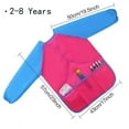 Bobasndm 2 Pack Kids Art Smocks Waterproof Kids Painting Aprons Toddler ...