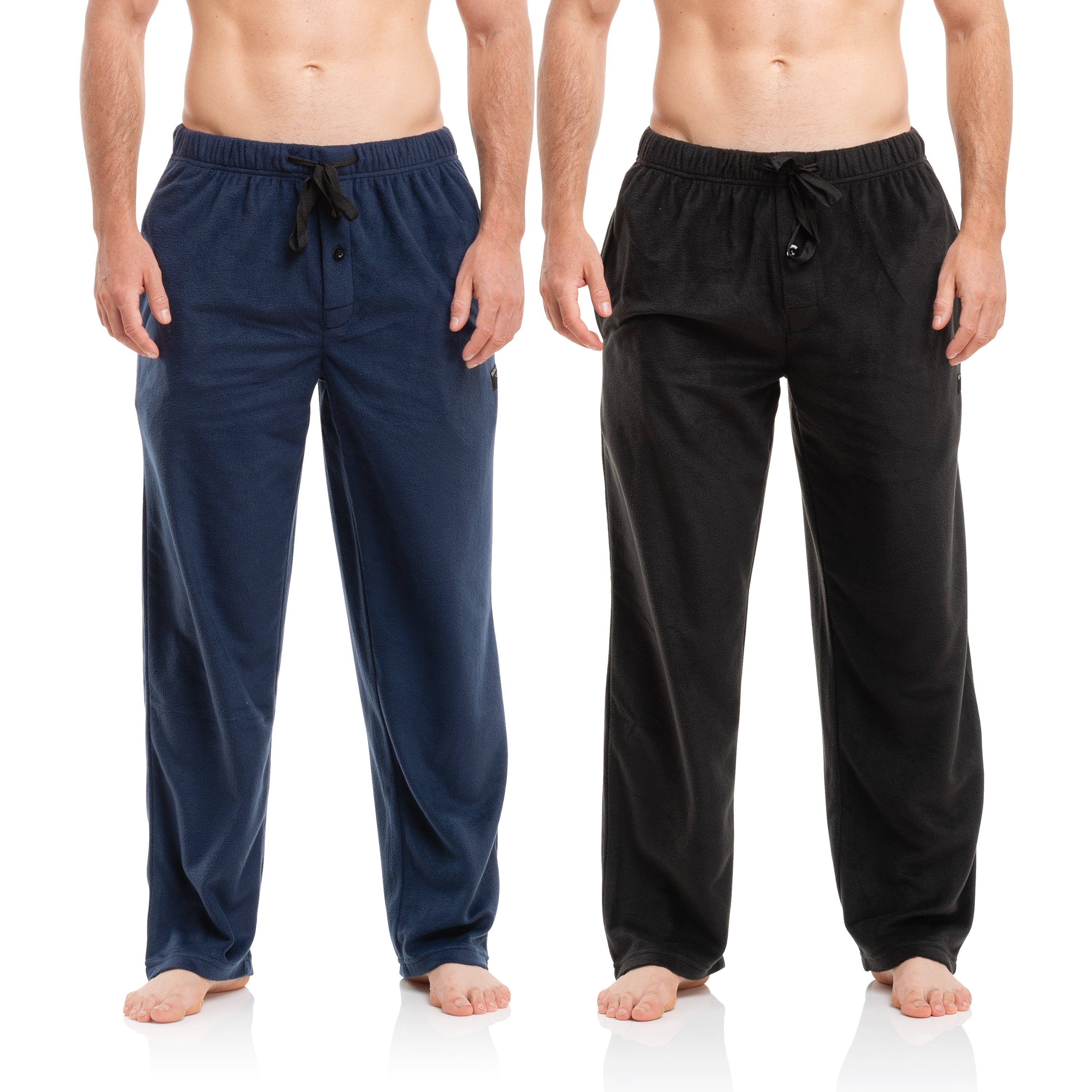 Brooklyn-Jax Men's Microfleece Pajama in medium size and colors Black ...