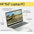 HP 15-fd0001dx 15.6" HD Intel Processor N100 16GB DDR4 512GB SSD Intel ...