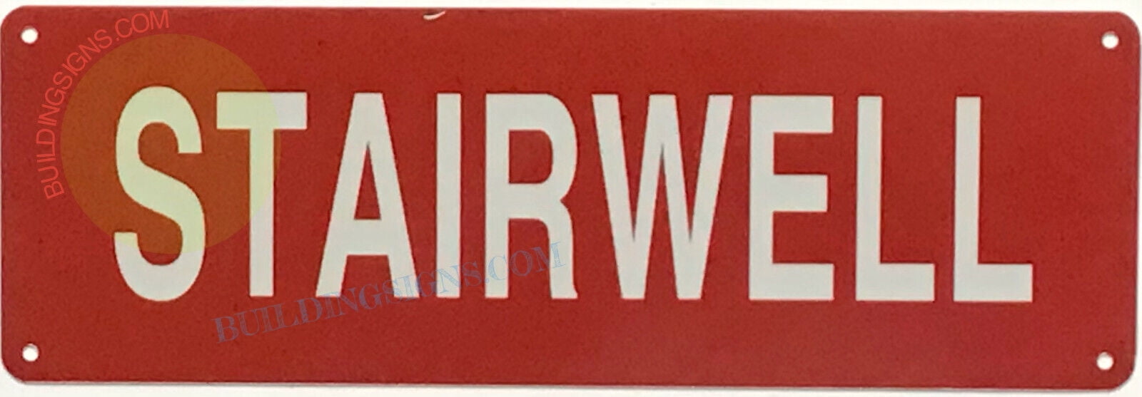 STAIRWELL SIGN((4x12,RED,ALUMINUM) -ref19722 - Walmart.com