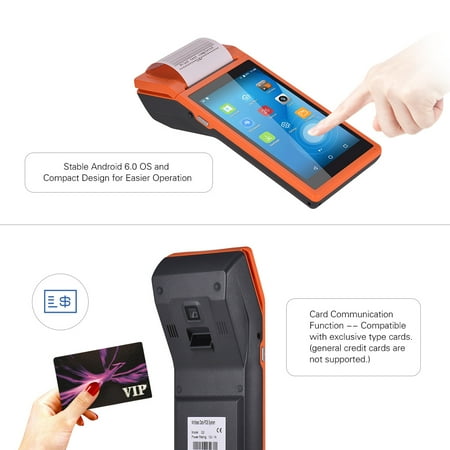 All in One Handheld PDA Printer Smart POS Terminal Wireless Portable ...