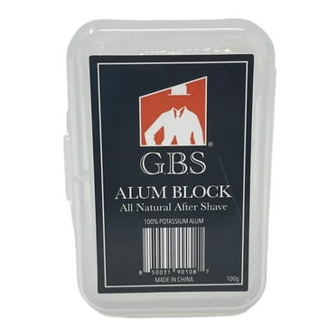 GBS 3 Pack of Premium Alum blocks 80G - Soothing Aftershave Astringent ...