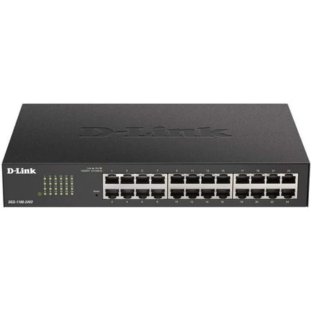 D Ethernet Switch, 24 Port Gigabit Easy Smart Managed Network Internet ...