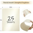 25 Sheets Cream Shimmer Cardstock Printer Paper 8.5 x 11, 78lb/210gsm ...