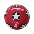 Champion Sports Rubber Cover Size 4 Asst. Color Soccer Ball Set ...
