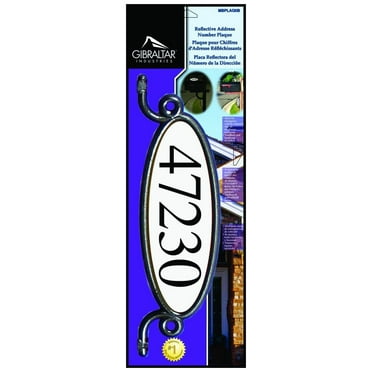 Address America Fully Customized, Double-Sided Park Place Oval ...