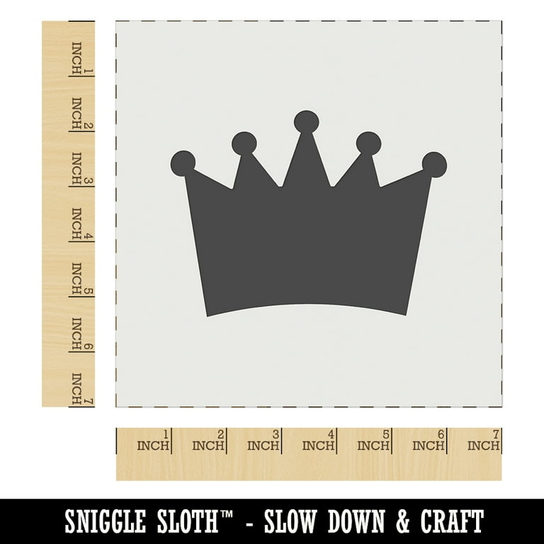 Princess Crown Stencil