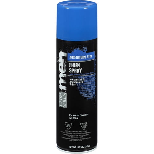 Ultra Sheen Men Afro/Natural Style Sheen Spray, 11.25 oz - Walmart.com ...