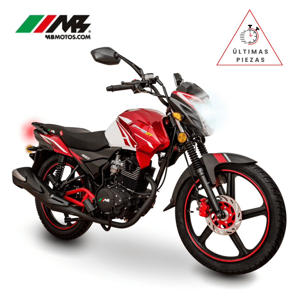 Motocicleta Trabajo MB Gamma 150GT Rojo 2024 MB MOTOS | Bodega Aurrera en línea