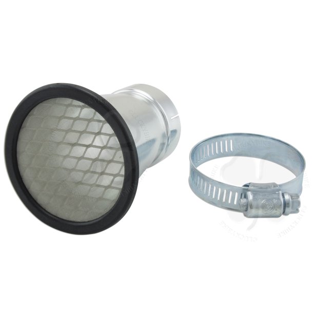 Velocity Stack 35mm 1 3/8 Universal Carb Air Horn Clamp On Racing Mesh ...