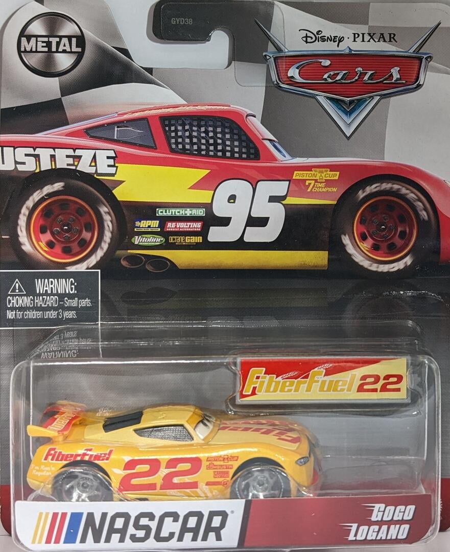 Mattel Disney Pixar Cars Nascar GOGO LOGANO #22 Fiber Fuel Car ...