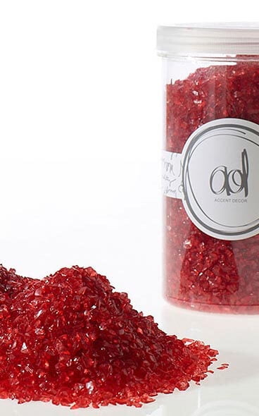 Red Crushed Glass 2-4mm, 46 oz. Vase Fillers - Walmart.com