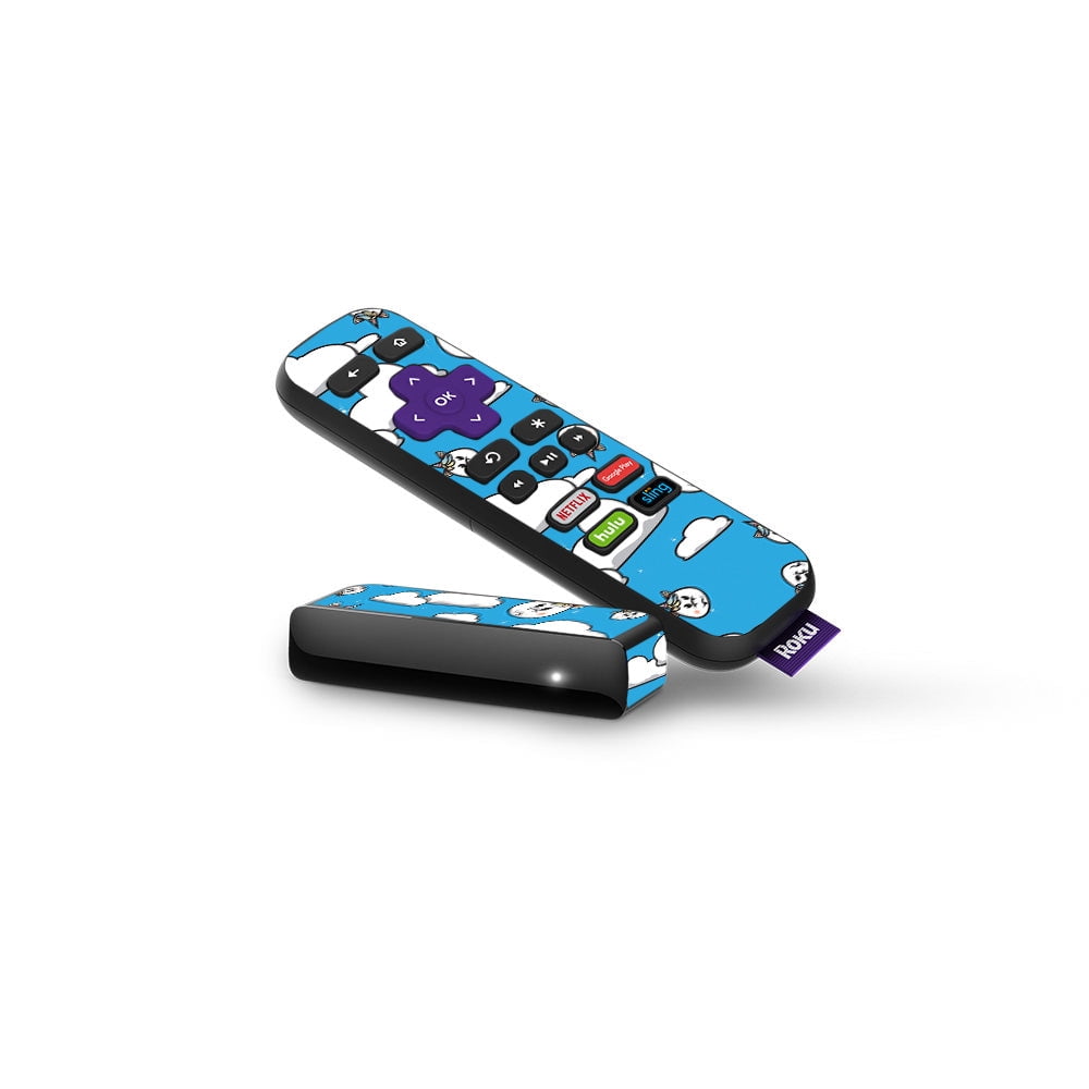 Skin Decal Wrap Compatible With Roku Express Remote Sticker Design ...