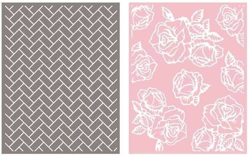 We R Memory Keepers We R Memory Keepers A2 Courtyard Embossing Folder ...