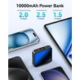 SHIQI-The Smallest 10000mAh Small Power Bank, Fast charge Mini Portable ...