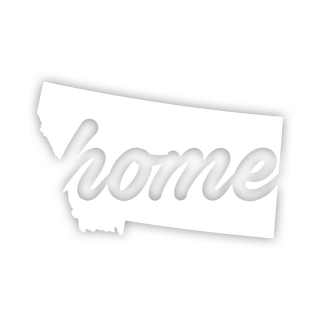 Montana Home Sticker Decal Die Cut - Self Adhesive Vinyl - Weatherproof ...