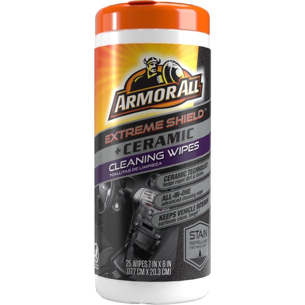 Armor All Extreme Shield Ceramic Cleaning Wipes, 25 Count - Walmart.com