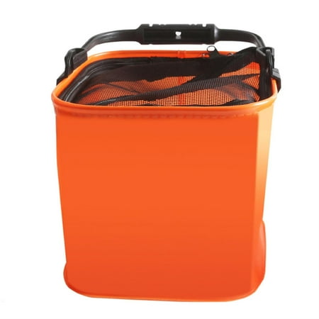 Fishing Bucket Transparent Eva Folding Fish Bucket Small Size With Rope ...