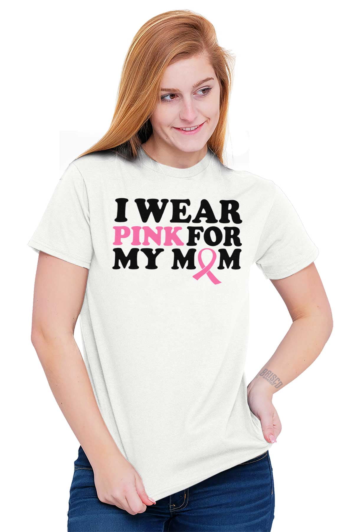 Brisco Brands Breast Cancer Awareness Ladies Tshirts Tees T For Women