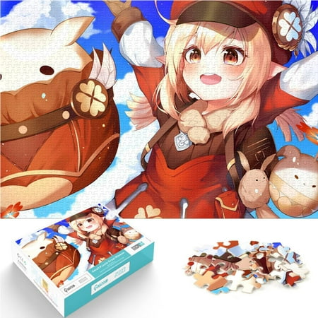 1000 Piece Circular Puzzle Brain Intelligence Challenge Genshin Impact ...