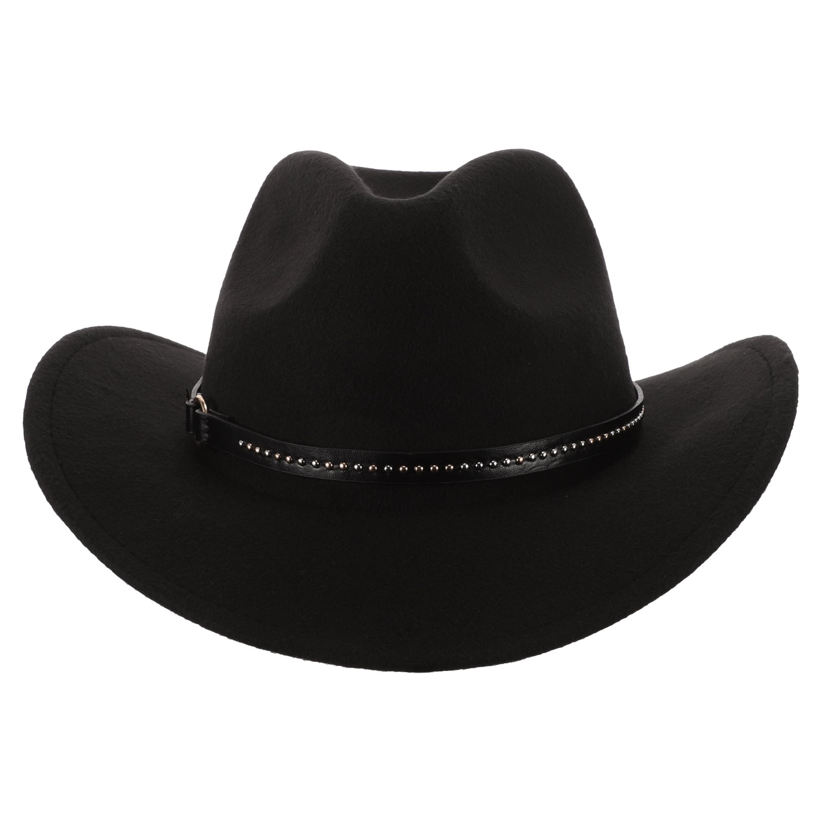 Click here for Healeep Versatile Black Wool Cowboy Hat Western St... prices