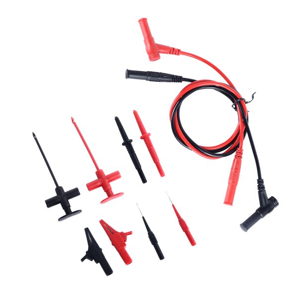 Multimeter Probe Kit, 4mm Banana Connector Multimeter Probe for Testing ...