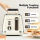 Evoloop Toaster 2 Slice, Stainless Steel 6, 1.5" Extra Wide Slots ...