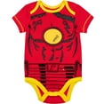 Marvel Avengers Newborn Baby Boys 5 Pack Superhero Onesies Bodysuits ...