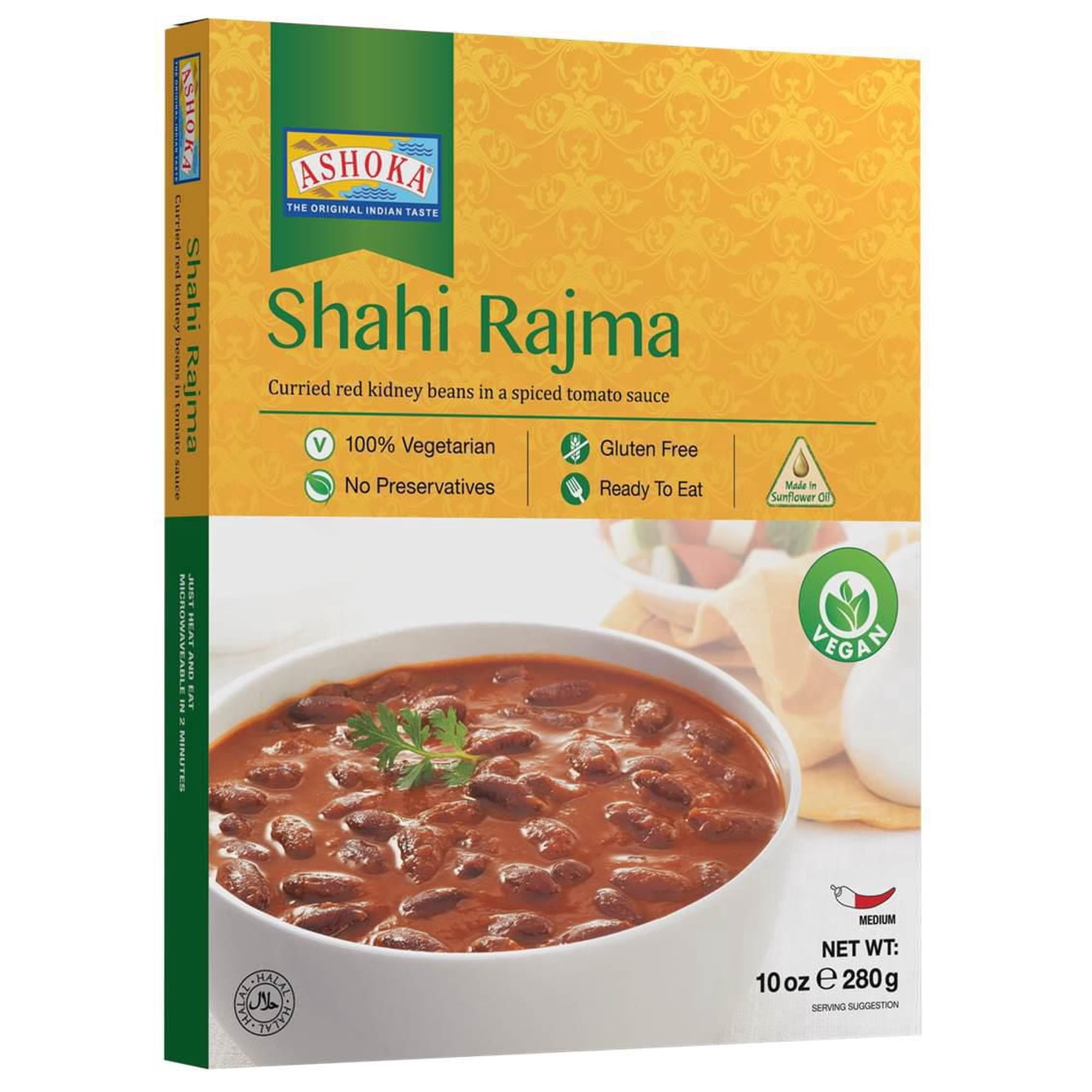 Click here for Ashoka Ready To Eat - Shahi Rajma 10 Oz (280g) prices