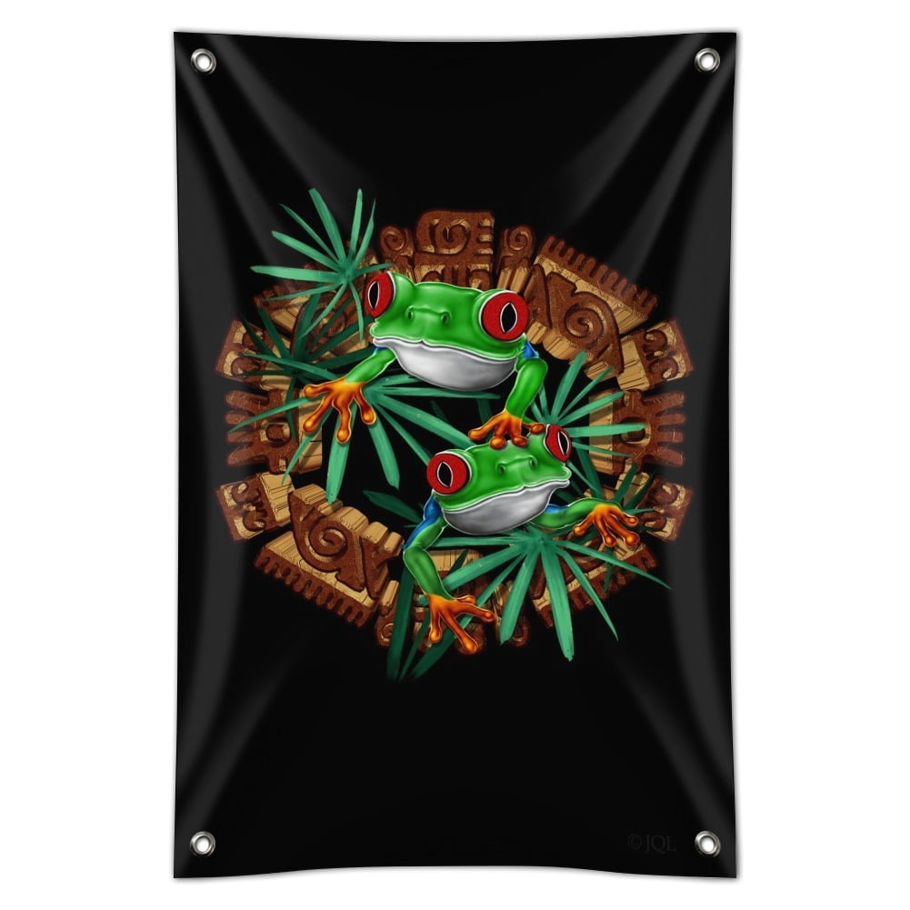 Tree Frog Aztec Temple Home Business Office Sign - Walmart.com