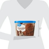 Great Value Chocolate Ice Cream 48 fl oz, Delicious Frozen Dessert for ...
